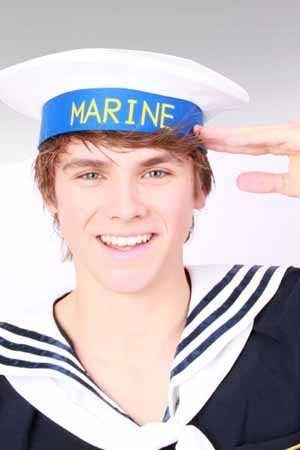 Matros hat. Marine. - Temaer - Partyfabrikken.dk
